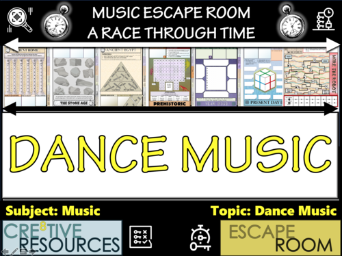 Dance Music Escape Room | Teaching Resources