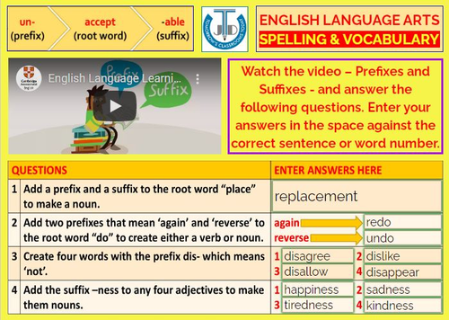 PREFIXES AND SUFFIXES: 92 BOOM CARDS | Teaching Resources