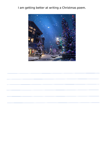 Christmas poetry Year 1 and Year 2 | Teaching Resources