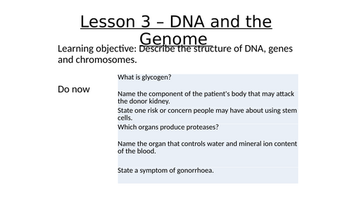 GCSE Biology: Inheritance KS4 Biology | Teaching Resources