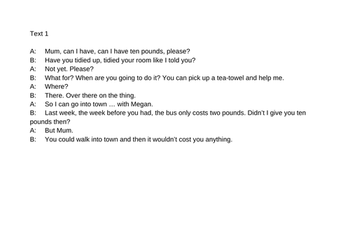 Analysing Spoken Language Resources | Teaching Resources