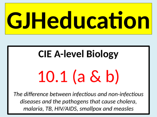 Infectious and non-infectious diseases (CIE A-level Biology) | Teaching ...