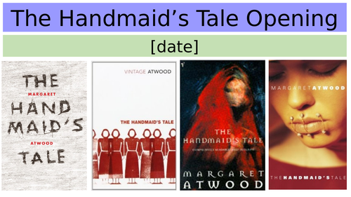 The Handmaid´s Tale Full Scheme of Work | Teaching Resources