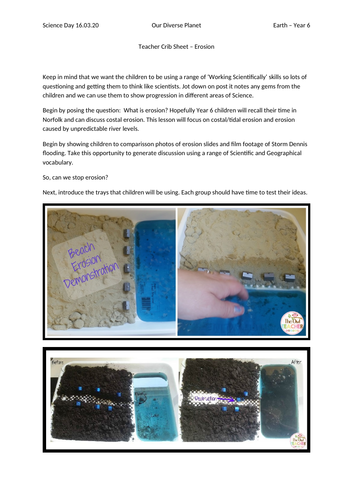 Science day - Planet Earth | Teaching Resources