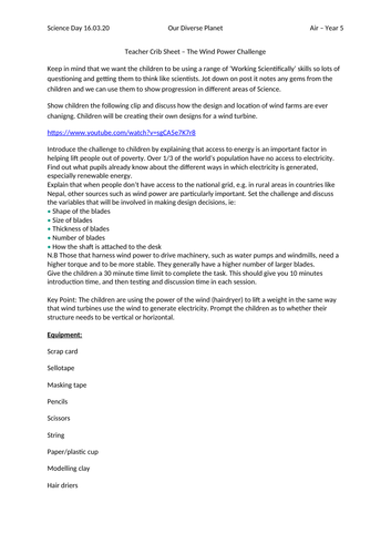 Science day - Planet Earth | Teaching Resources