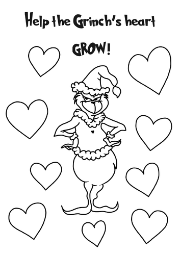 Help The Grinch's Heart Grow | Teaching Resources
