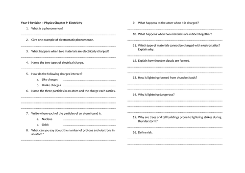 Cambridge Checkpoint and Beyond - Physics Secondary 1 (Year 9 ...