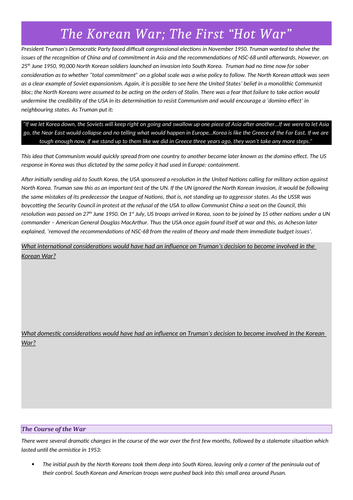 IB History - Cold War - 7. Stalin & Truman | Teaching Resources