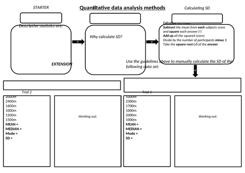BTEC L3 Sport & Exercise Science: Unit 5 – Applied Research Methods in ...