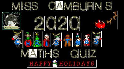 Maths Christmas Quiz 2020 | Teaching Resources