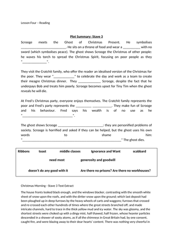 A Christmas Carol - Full scheme of work - 10 PowerPoint lessons plus ...