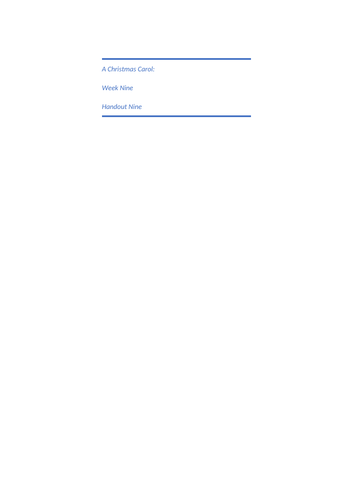 A Christmas Carol - Full scheme of work - 10 PowerPoint lessons plus ...