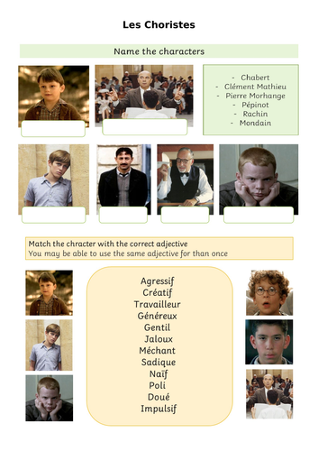 Les Choristes - Work for KS3 | Teaching Resources