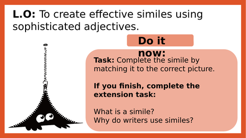 Creating Effective Similes | Teaching Resources
