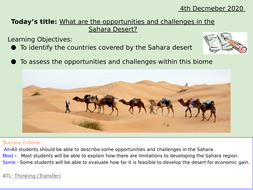 Excellent Lesson - What are the opportunities and challenges in the ...