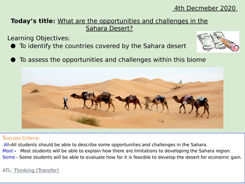 Excellent Lesson - What are the opportunities and challenges in the ...