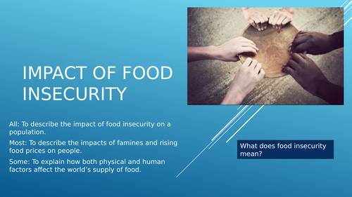 Resource management and food management | Teaching Resources