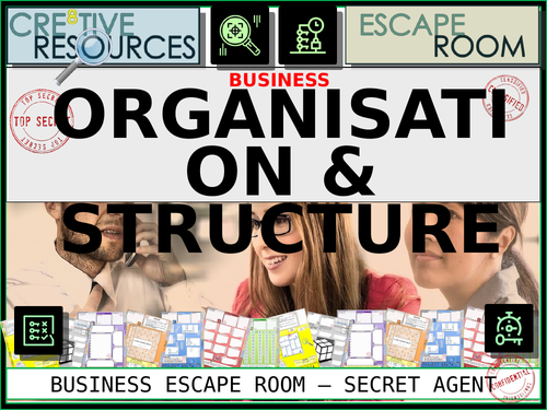 Organisation + Structure GCSE Business | Teaching Resources
