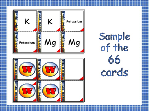 Atoms and Molecules - Wildcard & Snap Card Games for KS3 | Teaching ...