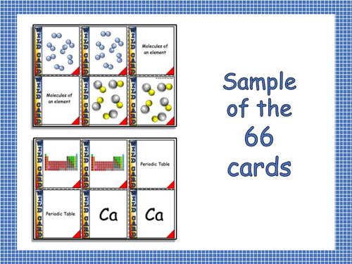 Atoms and Molecules - Wildcard & Snap Card Games for KS3 | Teaching ...