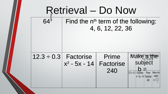 Edexcel GCSE Higher Unit 3 - Interpreting & Representing Data ...