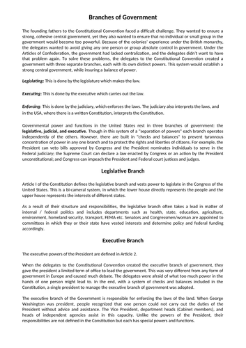 The US Constitution | Teaching Resources