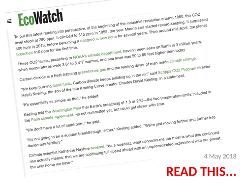 Climate change | Teaching Resources