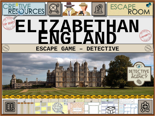 Early Elizabethan England History Escape Room | Teaching Resources
