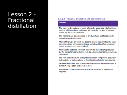 AQA GCSE Chemistry (9-1) - C9.2 Fractional distillation of oil FULL ...