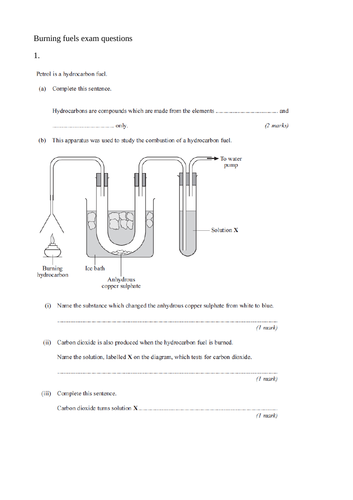 AQA GCSE Chemistry (9-1) - C9 Crude oil and fuels ALL LESSONS ...