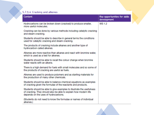 AQA GCSE Chemistry (9-1) C9.4 Cracking hydrocarbons FULL LESSON ...