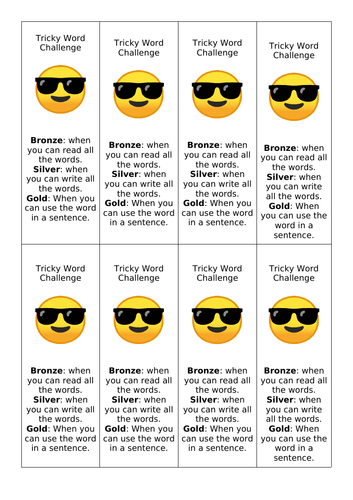 Tricky Word Challenge Booklet | Teaching Resources