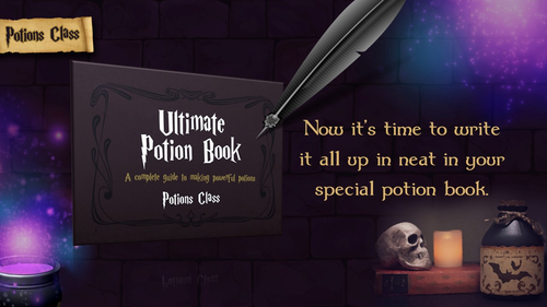 Potions Class Lesson- Designing, Instructions and Explanations ...