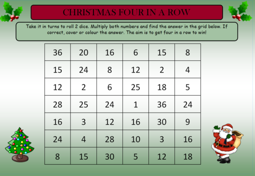 Christmas Time Tables Activities | Teaching Resources