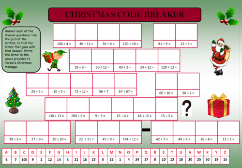 Christmas Time Tables Activities | Teaching Resources