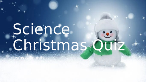 Science Christmas Quiz | Teaching Resources