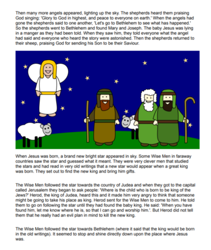 The Nativity Story - Whole Class Reading Session! | Teaching Resources