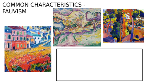 Year 7 Fauvism Lesson | Teaching Resources