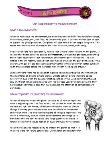 Climate Change KS2 | Teaching Resources