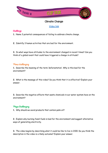 Climate Change KS2 | Teaching Resources