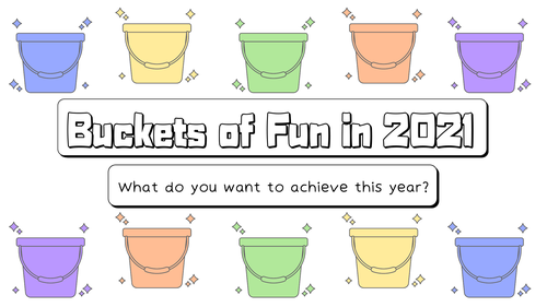 Buckets of Fun in 2021 Classroom Display Board Template | Teaching ...