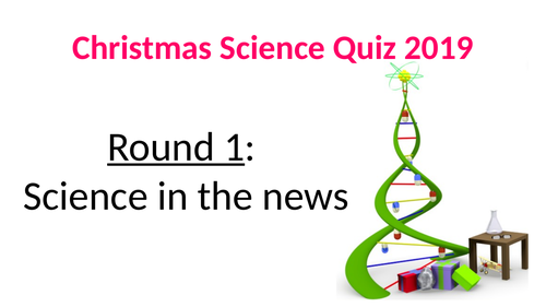 Science Christmas Quiz 2020 | Teaching Resources
