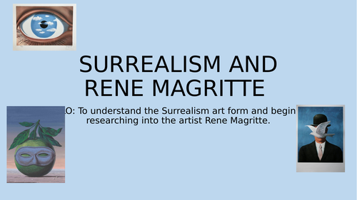 Rene Magritte Lesson | Teaching Resources