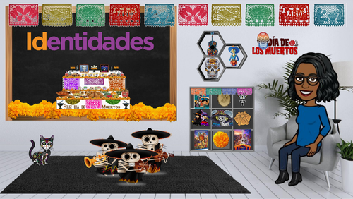 Dia de los muertos bitmoji class with links | Teaching Resources