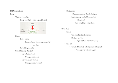 Notes: Cambridge Checkpoint and Beyond - Biology Secondary 1 (Year 9 ...