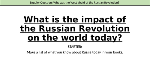 Russian Revolution Bundle | Teaching Resources