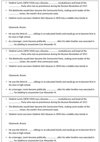 Russian Revolution Bundle | Teaching Resources