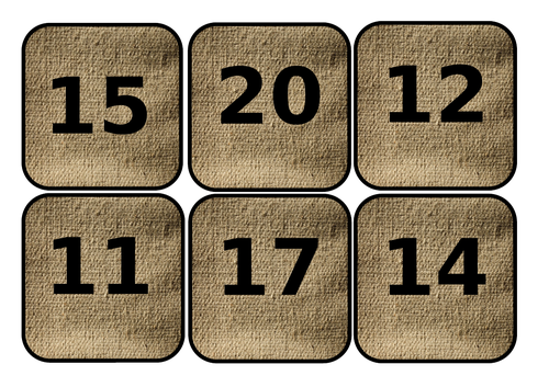 Representing teen numbers hunt | Teaching Resources