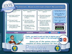 Metacognition Reflective Essay Toolkit (Self-Regulated Learning & Essay ...