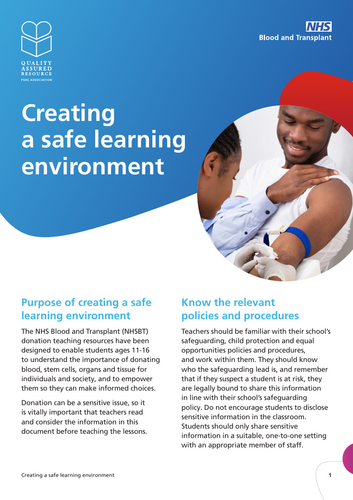 Introduction to donation: KS3 and KS4 assembly | Teaching Resources